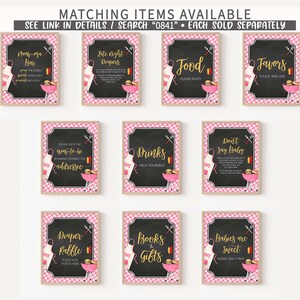Editable Girl BBQ Baby Shower Due Date Calendar, Pink Baby-q Gingham ...