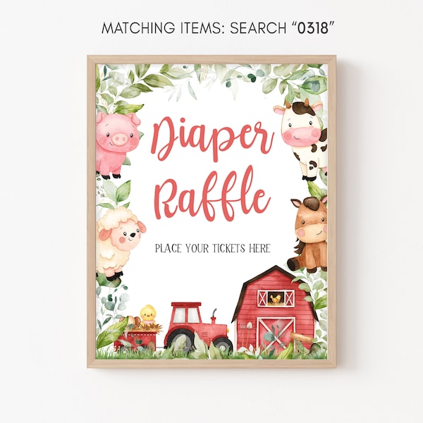 Farm Diaper Raffle - Etsy