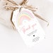 Editable Rainbow Baby Shower Favor Tag, Boho Rainbow Baby Shower Gift ...