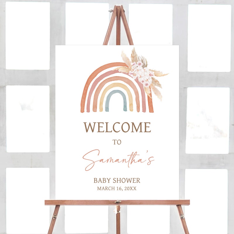 Rainbow Baby Shower - Etsy