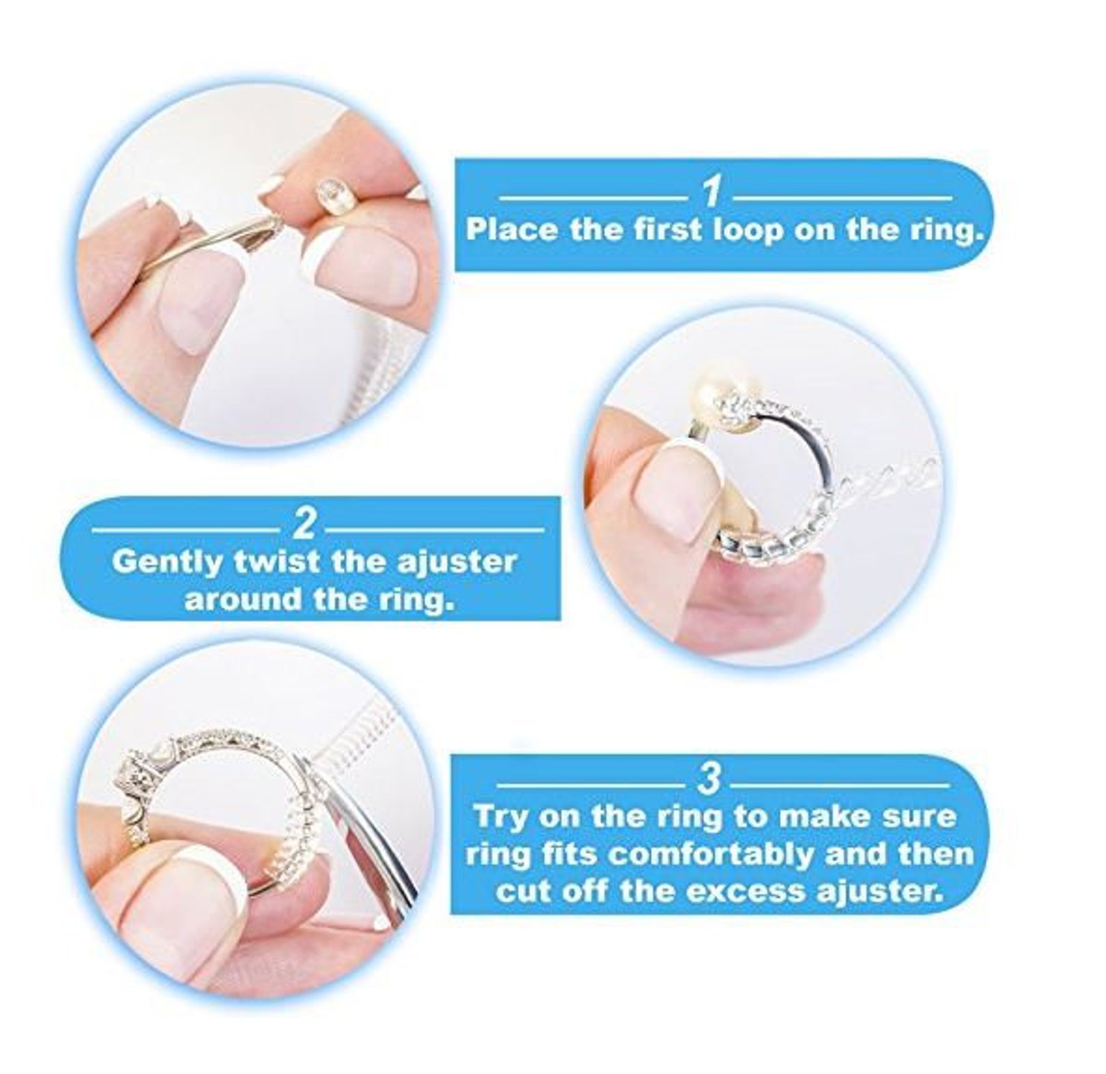 Ring Size Adjuster for Loose Rings Jewelry Guard Spacer - Etsy