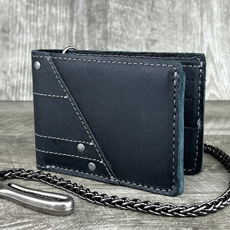 Leather Wallet Chain - Etsy