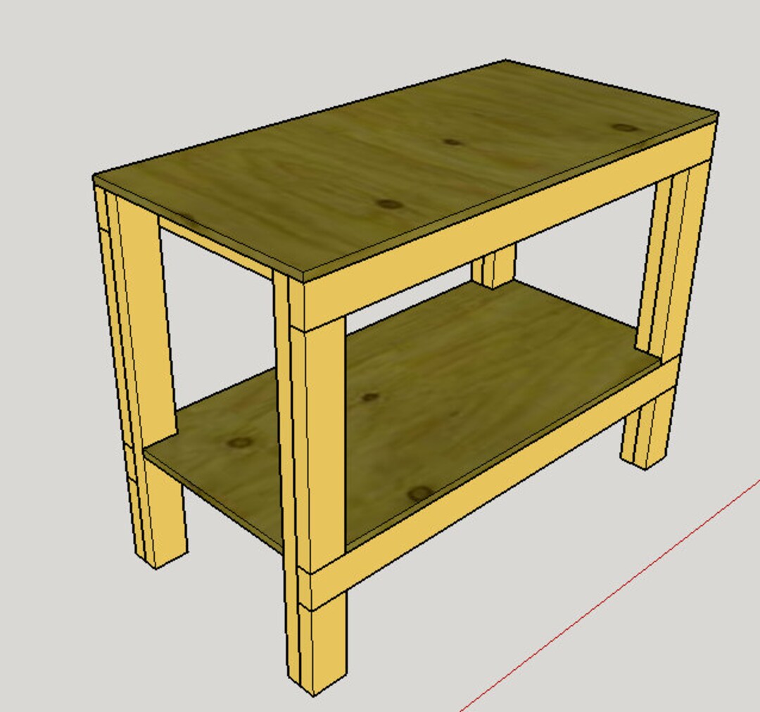 One Hour Workbench Plans // DIY // Easy // Inexpensive - Etsy