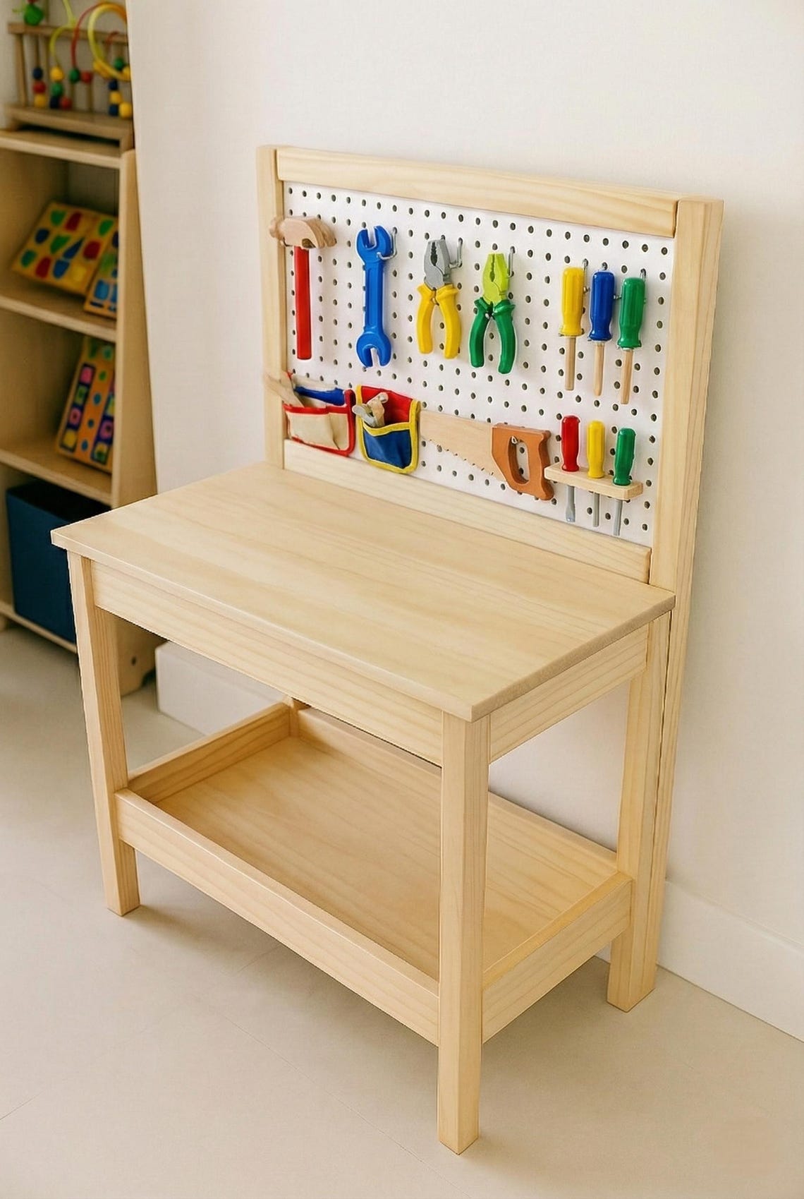 DIY Kids Workbench Detailed Plans - Etsy
