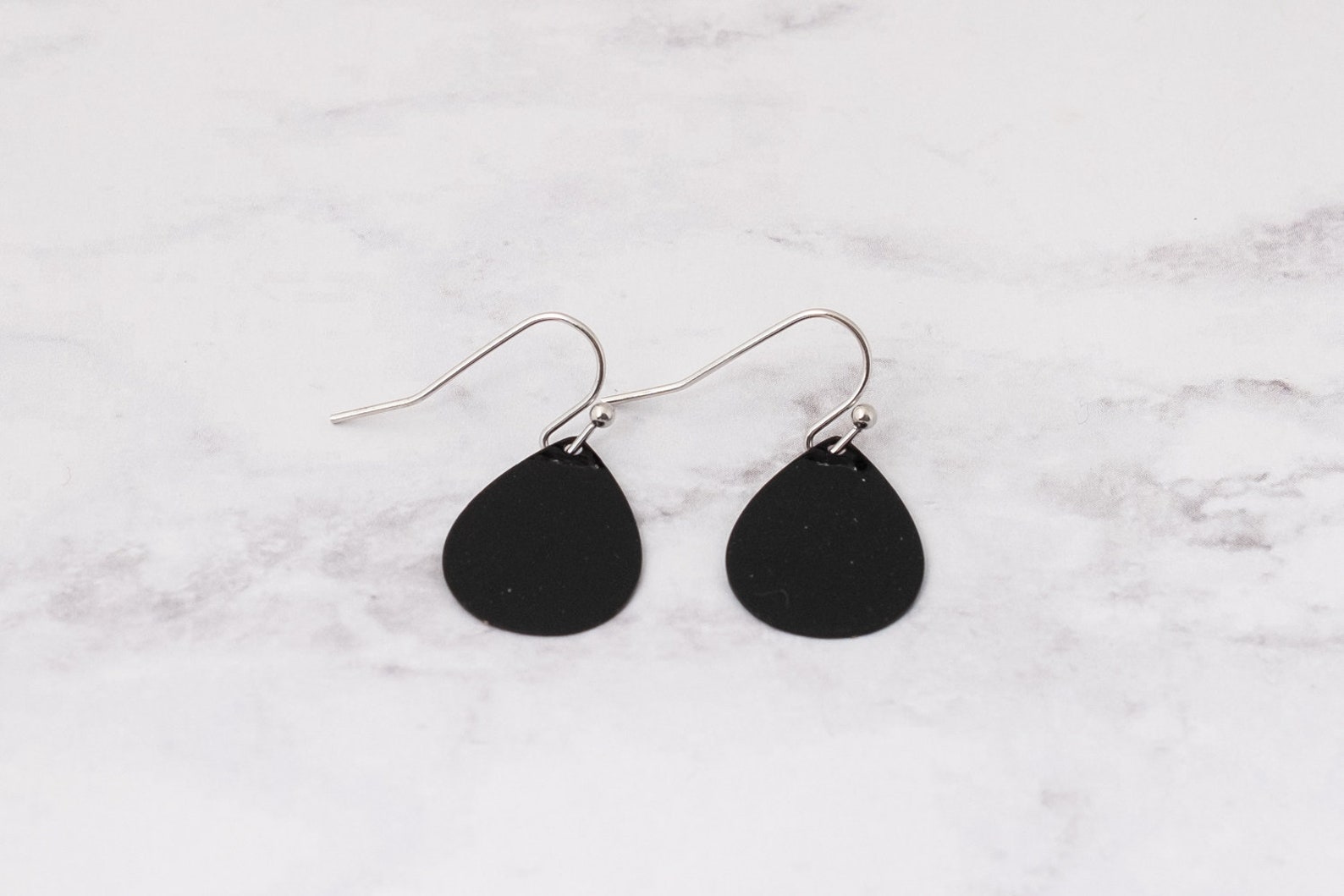Black Dangle Earrings Small Dangle Earrings Boho Dangle - Etsy