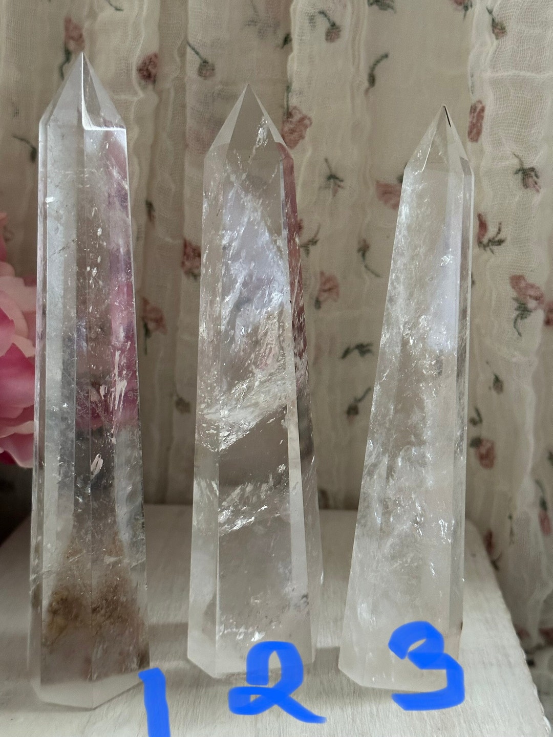 Rainbow Clear Quartz Point Towers - Etsy