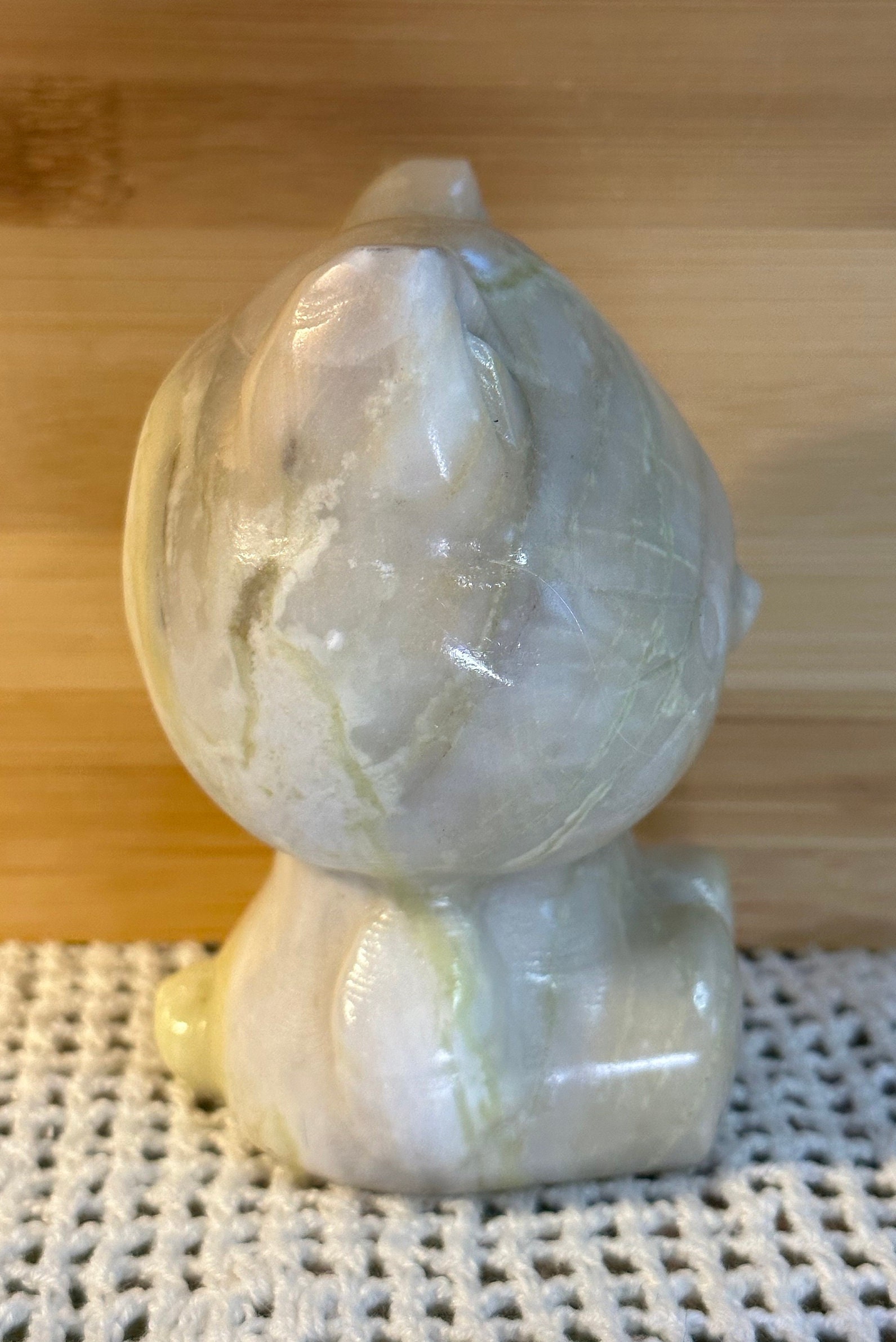 Big Yellow Jade Hello Kitty’s Crystal - Etsy