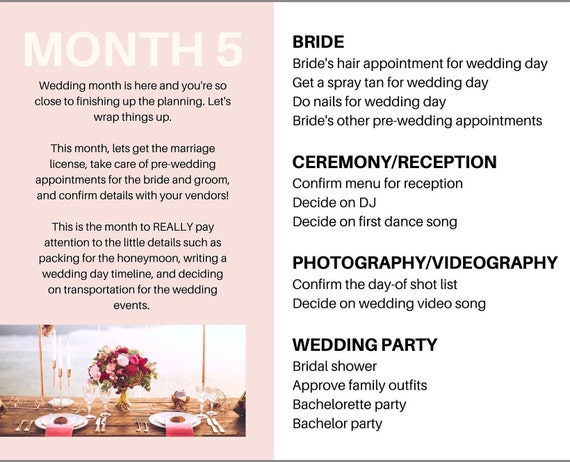 Wedding Planning Words