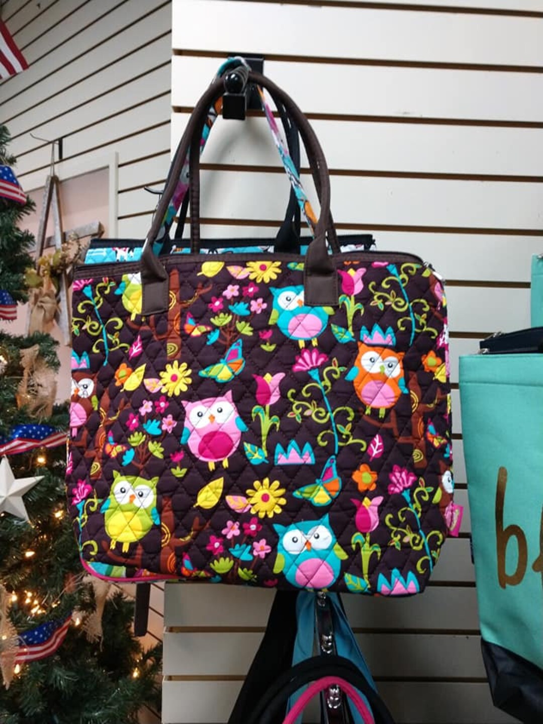 NGIL Quilted Tote Bag Variety of Patterns Camper Owls Cows - Etsy