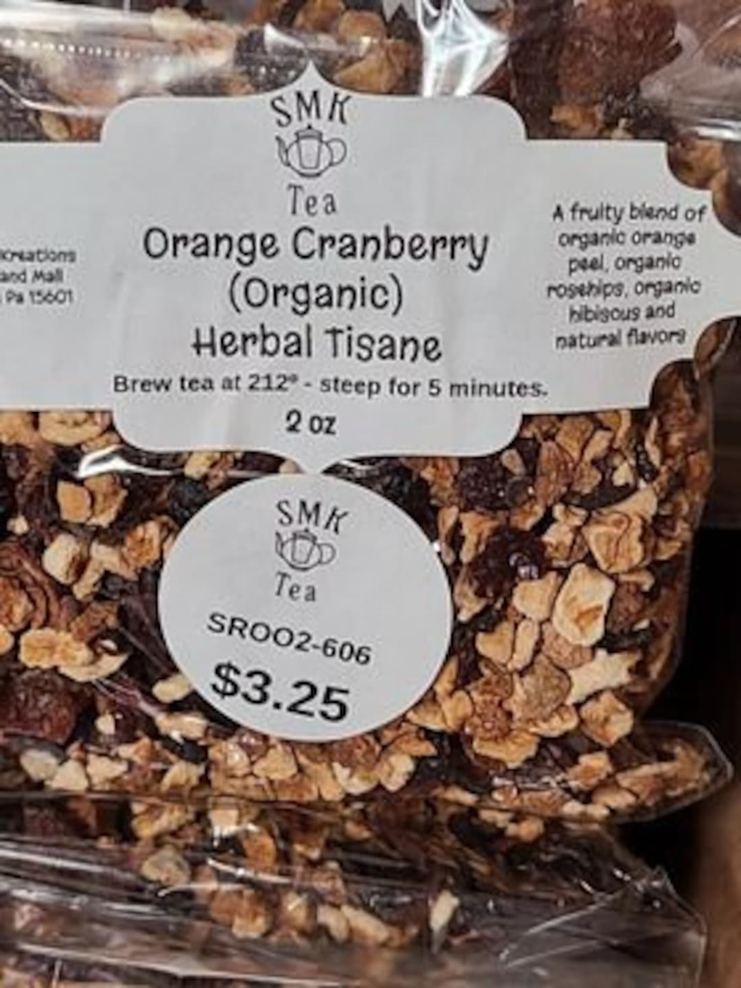 Orange Cranberry Herbal Tisane organic Loose Leaf Tea - Etsy