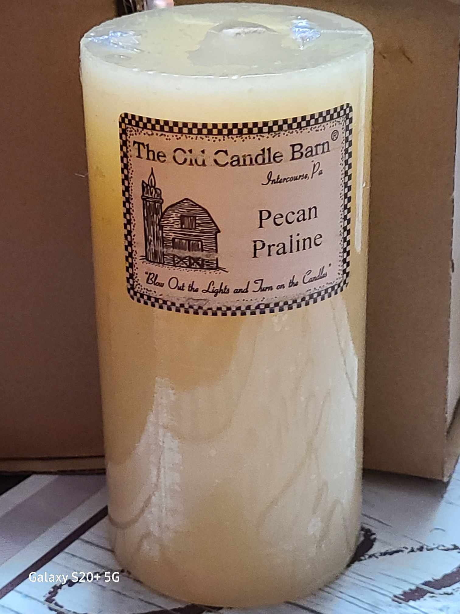 Candle Pillar the Old Candle Barn 3x6 Bayberry, Christmas Essence and ...