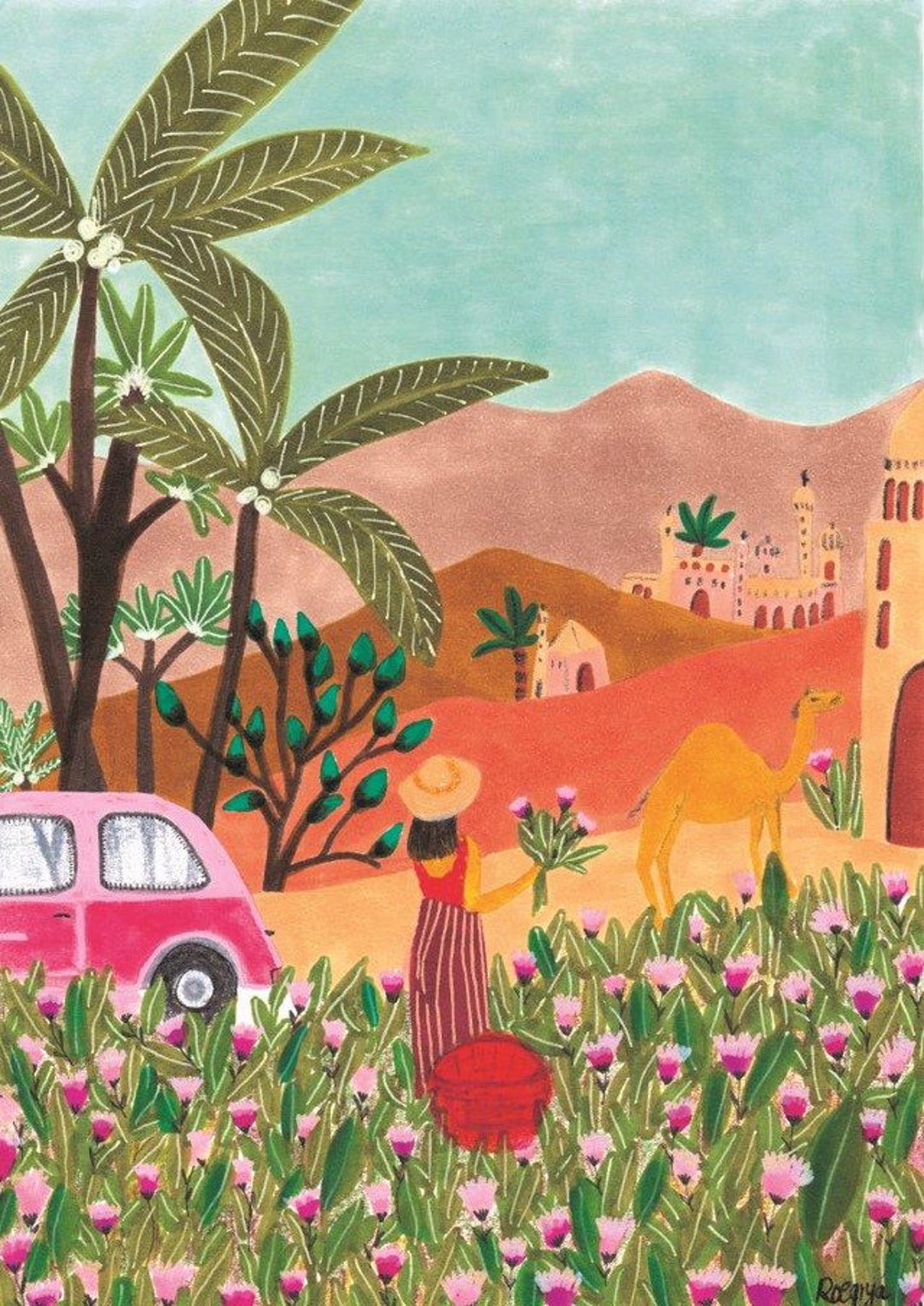 Morocco Print, A4 Size 21 X 29.7 Cm - Etsy