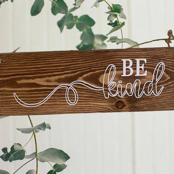 Kindness Wood Sign - Etsy