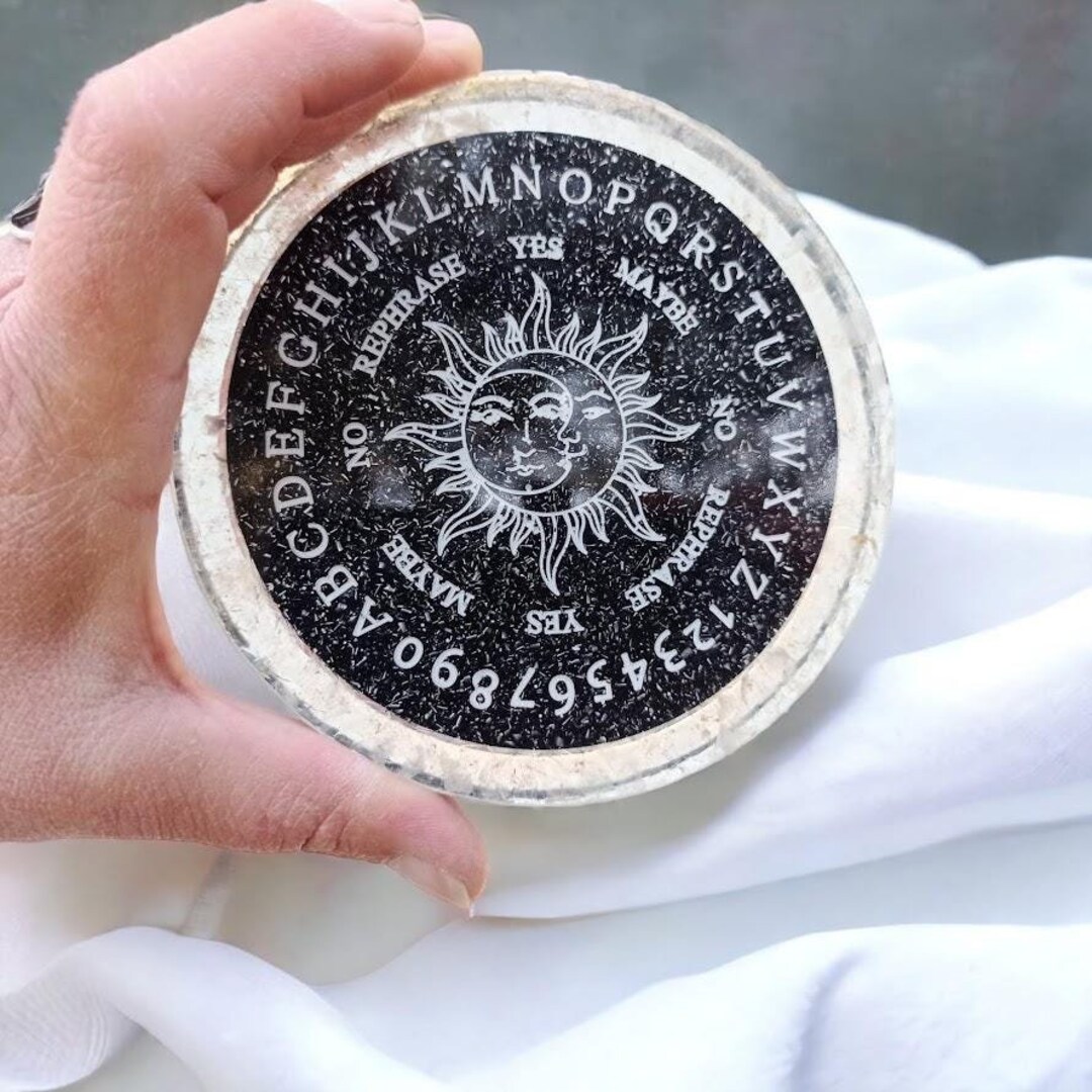Pendulum Board With Sun and Moon, Moth for Answers, Divination Board ...