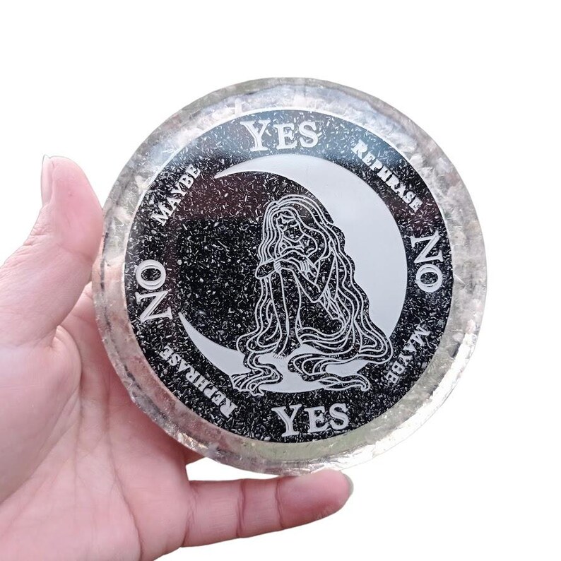 Pendulum Board With Moon Goddess for Answers, Divination Board With ...