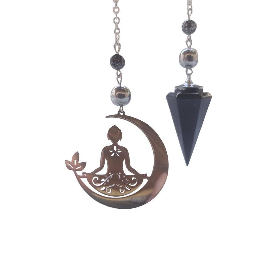 Divination Pendulum, Orgonite Pendulum, Shungite Pendulum, Moon ...