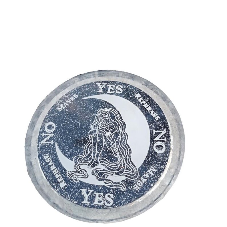 Pendulum Board With Moon Goddess for Answers, Divination Board With ...