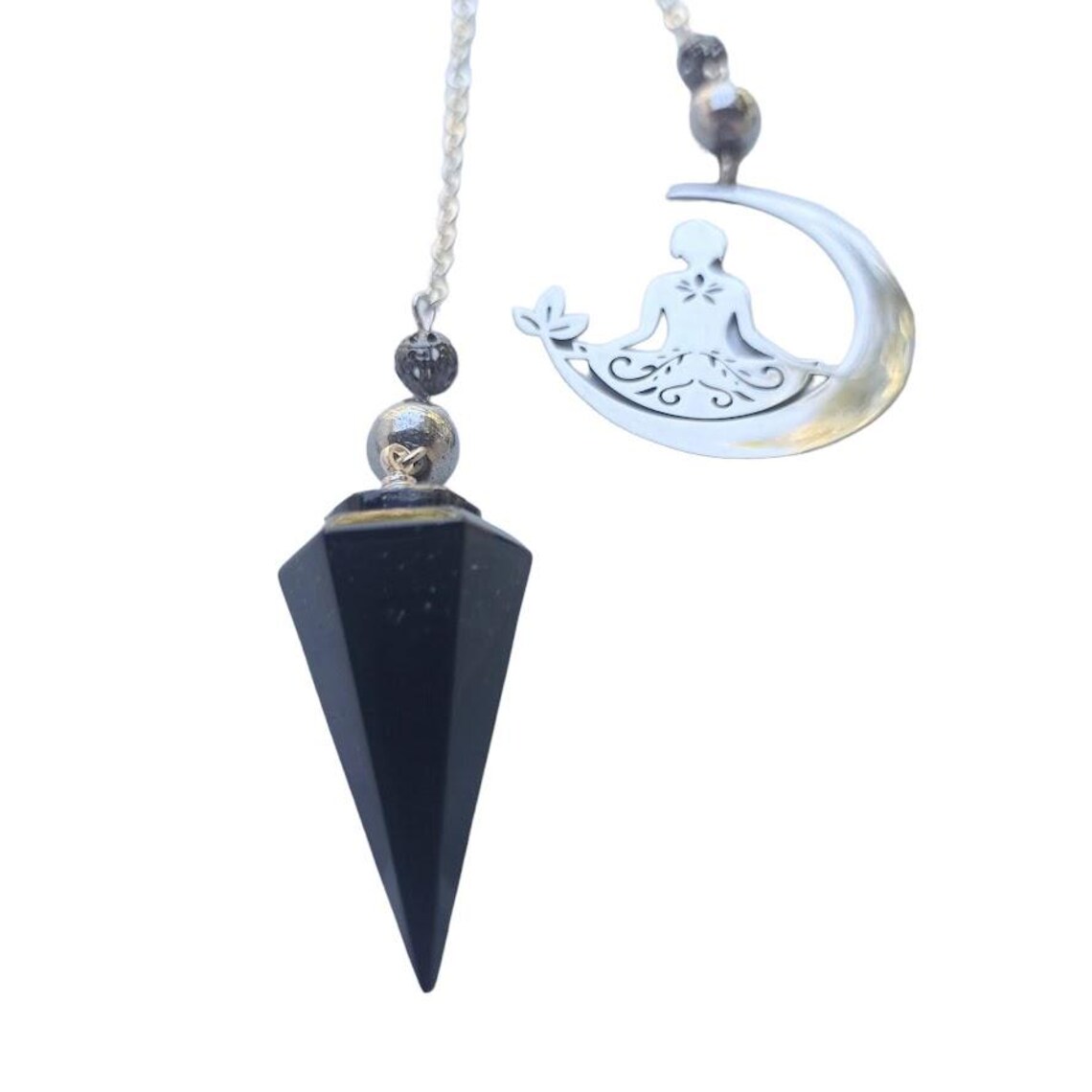 Divination Pendulum, Orgonite Pendulum, Shungite Pendulum, Moon ...