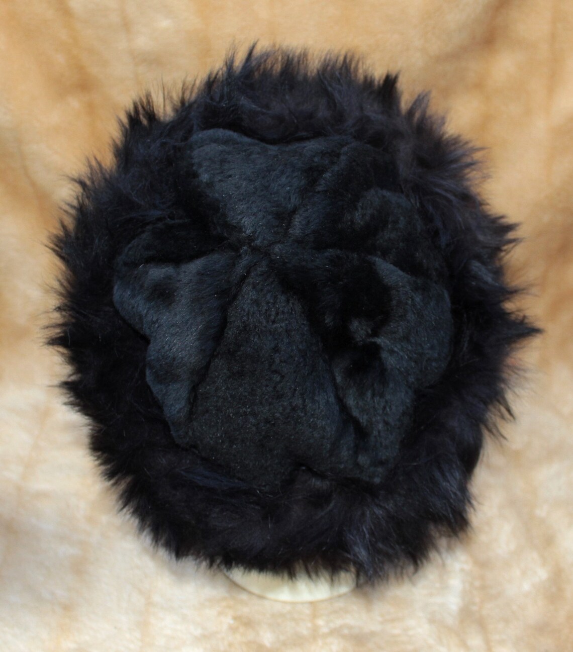 Mongolian Warm Hat Made From Natural Sheepskin Men/women | Etsy