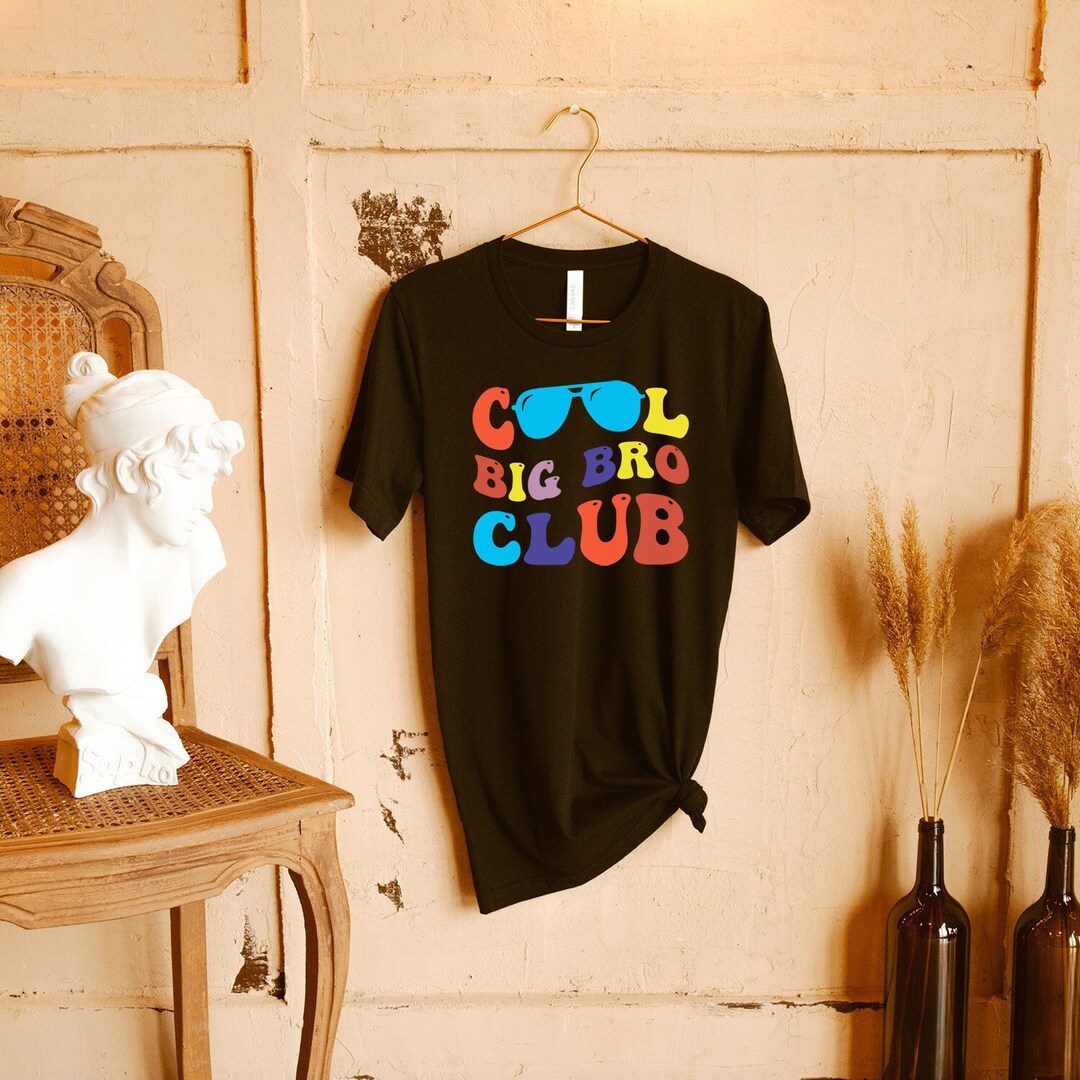 Cool Big Bro Club Shirt, Cool Big Brother Shirt, Brother Gift, Big ...
