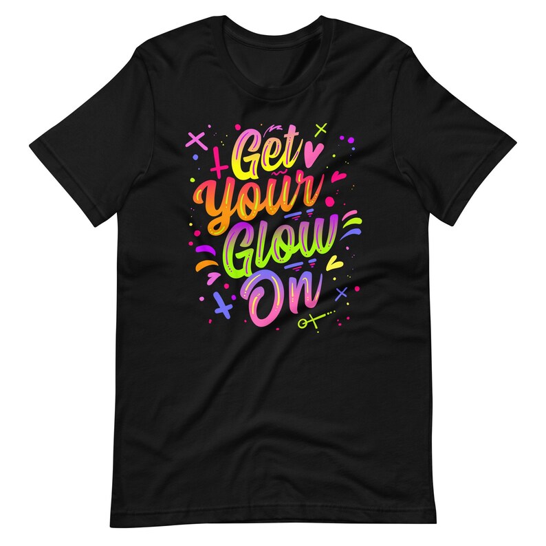 Neon Glow Party Squad Shirt, Group Birthday Tees, Glow Party Matching ...