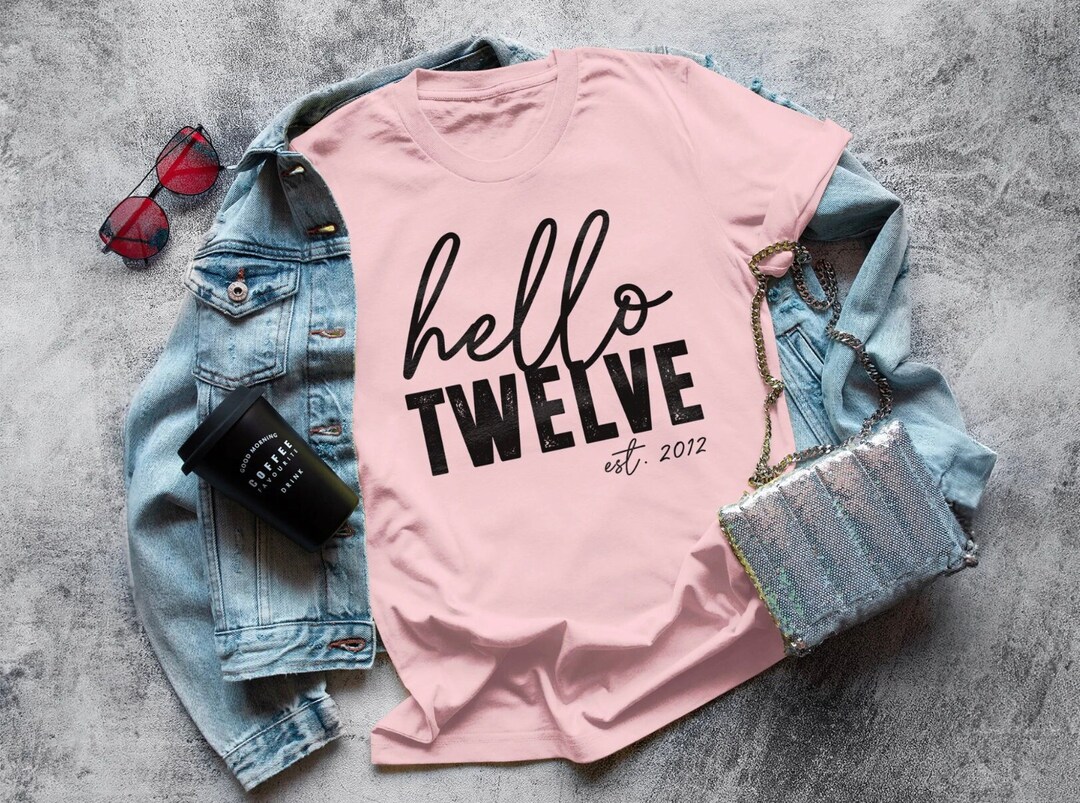 12th Birthday Shirt for Girls, 12 Year Old Girl Gifts, 12 Year Old ...