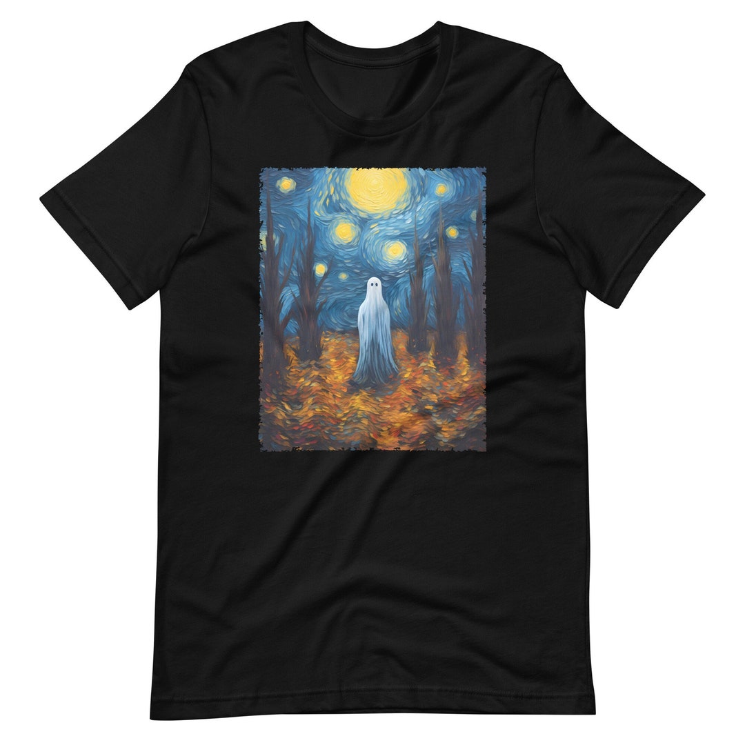 Van Gogh's the Starry Night Ghost Print Ghostly - Etsy