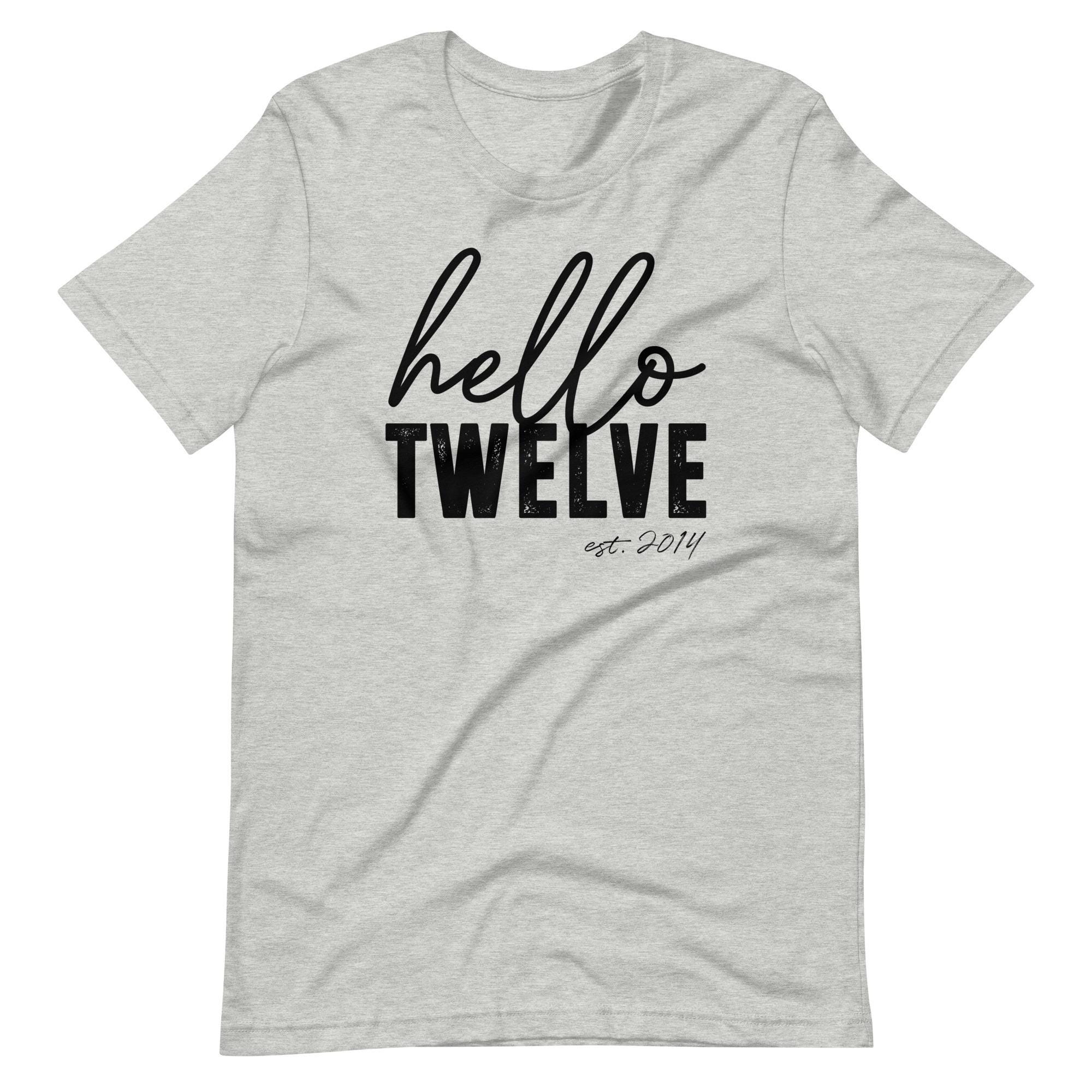 12th Birthday Shirt for Girls, 12 Year Old Girl Gifts, 12 Year Old ...