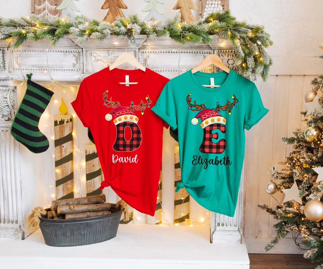 Custom Name Christmas Shirts, Christmas Gifts, Christmas Crew Shirt ...