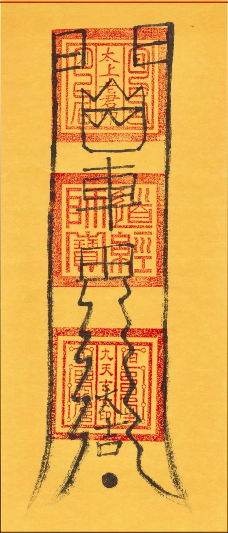 Customized Taos FU Talisman for Safety, Health, Safe Driving, Working ...