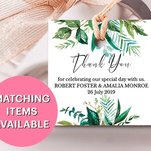 Thank You Cards Editable Template Printable DIY Boho Rustic - Etsy