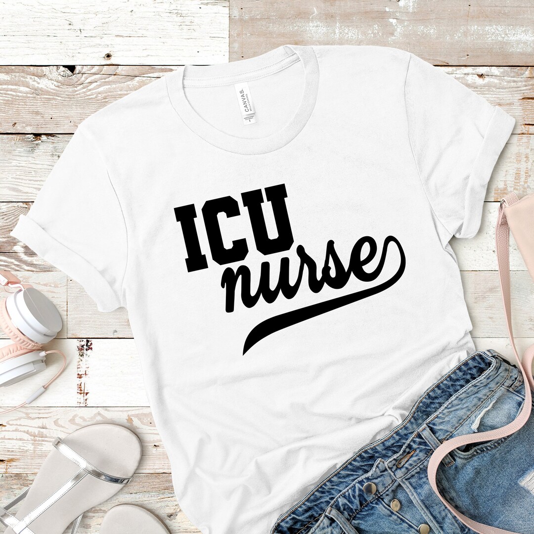 ICU Nurse | Shirt Clothing SVG Cut File | Cricut DIY | Instant Digital ...