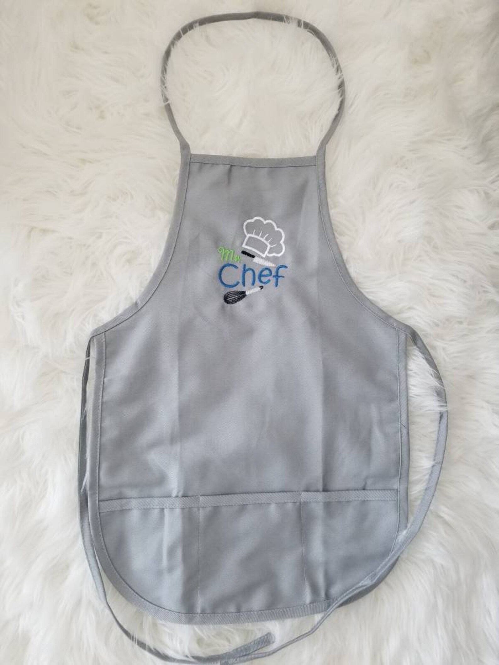 Mr. Chef Kids Kitchen Apron Kids Kitchen Apron Embroidered - Etsy