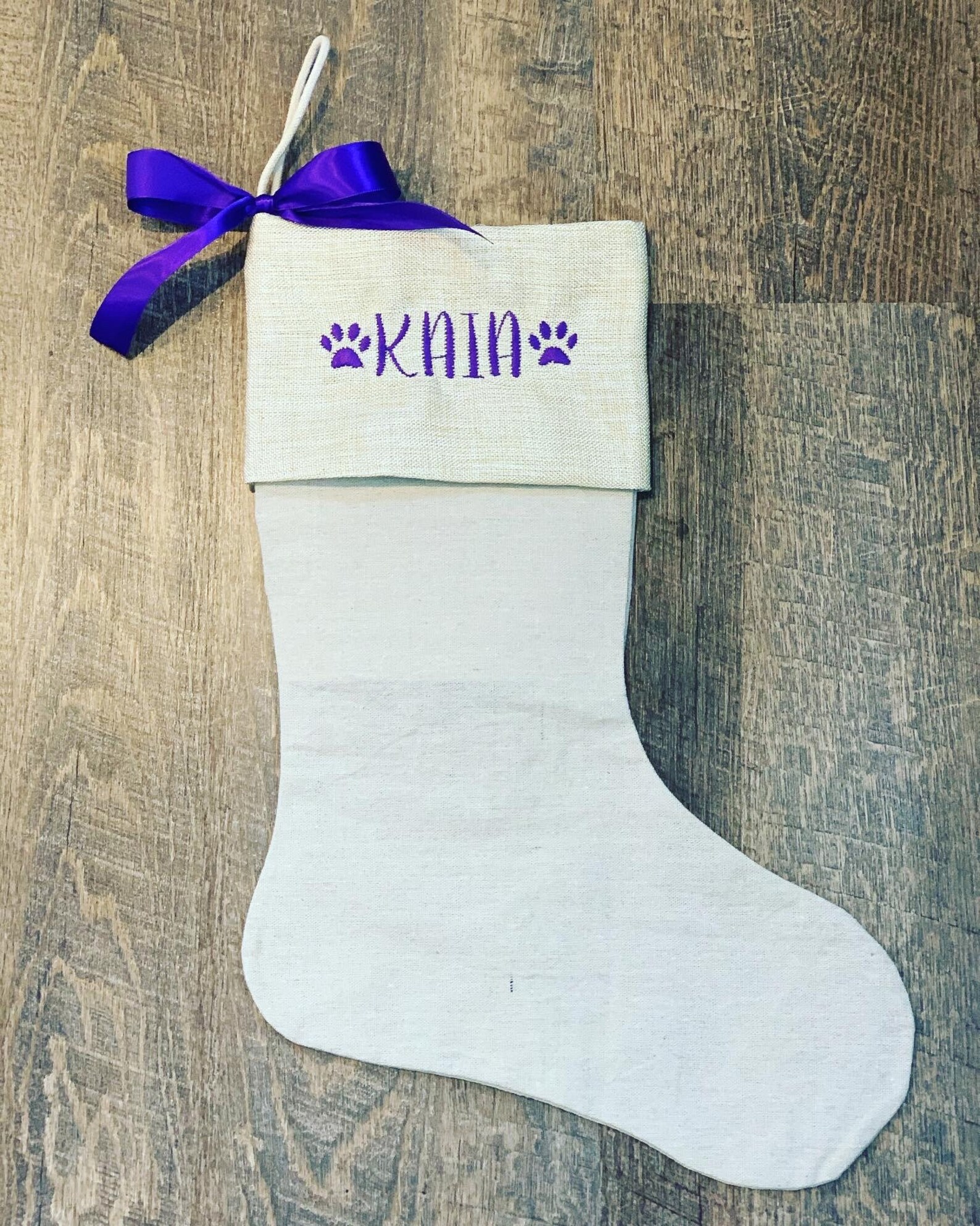 Personalized Embroidered Pet Stocking Dog Christmas Stocking | Etsy