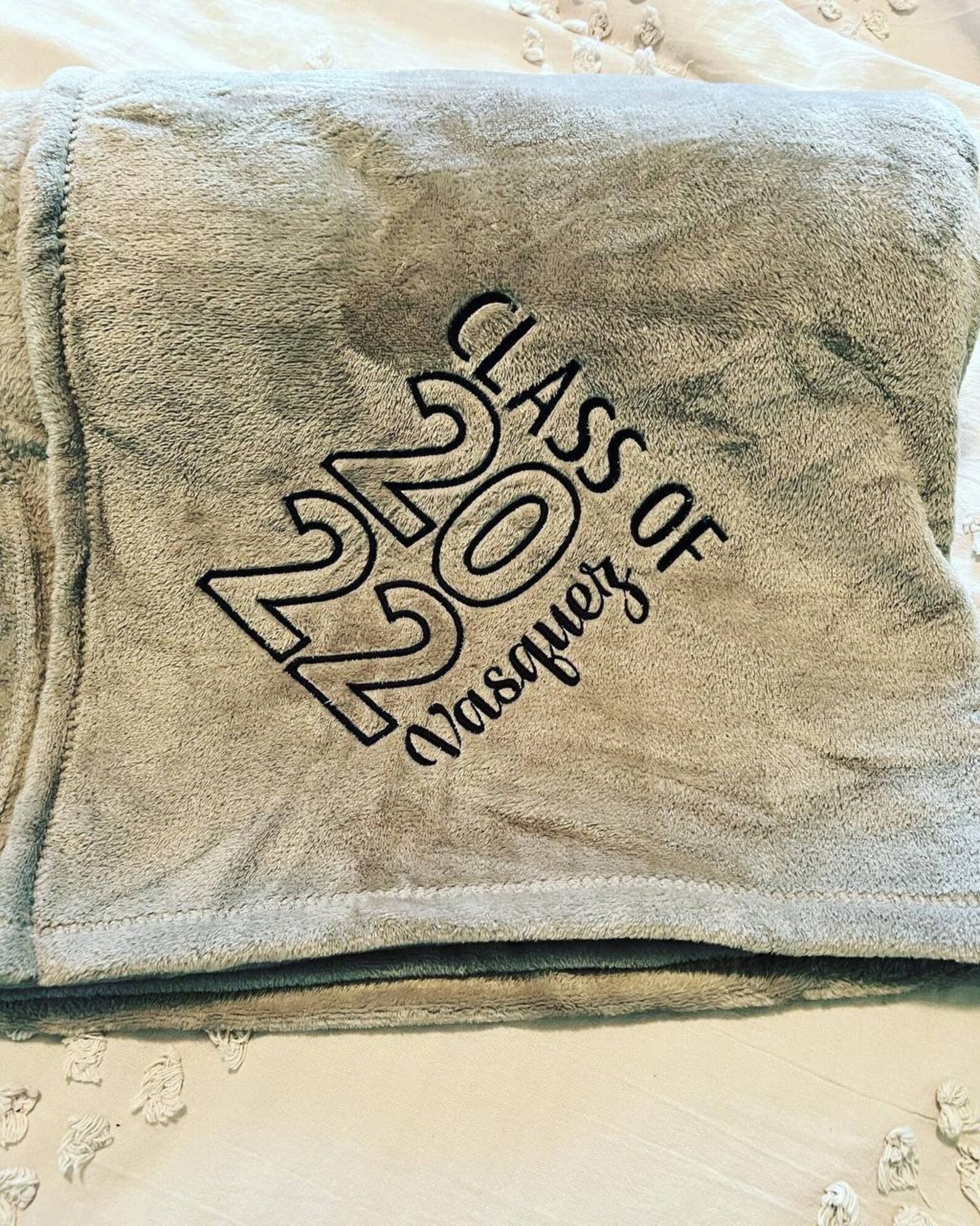 Personalized Graduation Blanket, Graduation Gifts, Embroidered ...