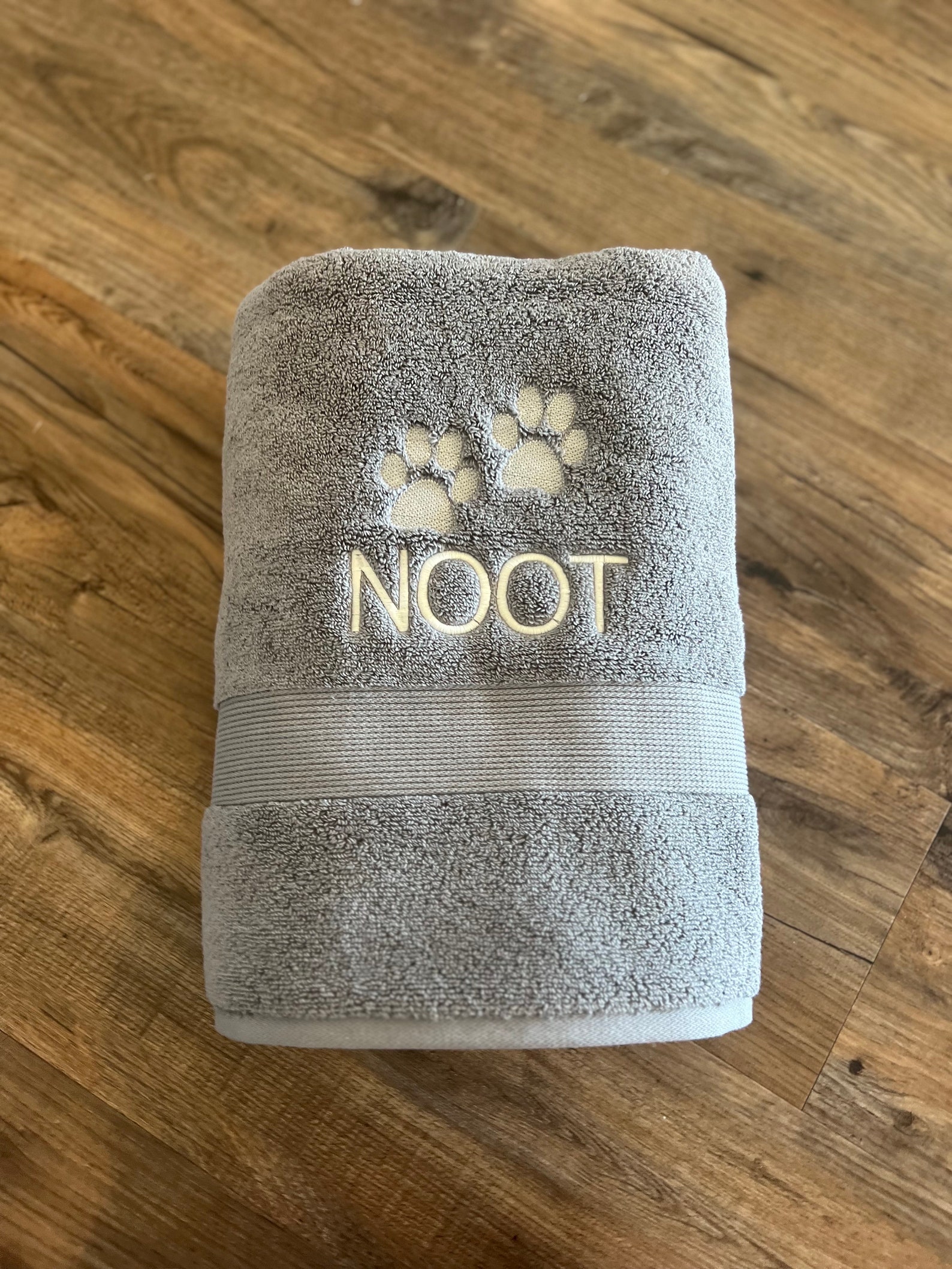 Personalized Embroidered Pet Towel, Dog Grooming Towel, New Puppy Gift ...