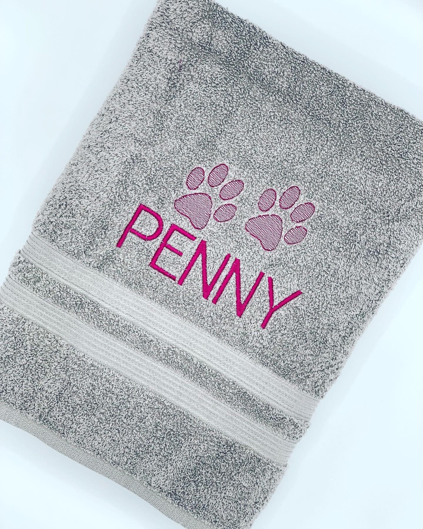 Personalized embroidered pet towel dog grooming towel new | Etsy