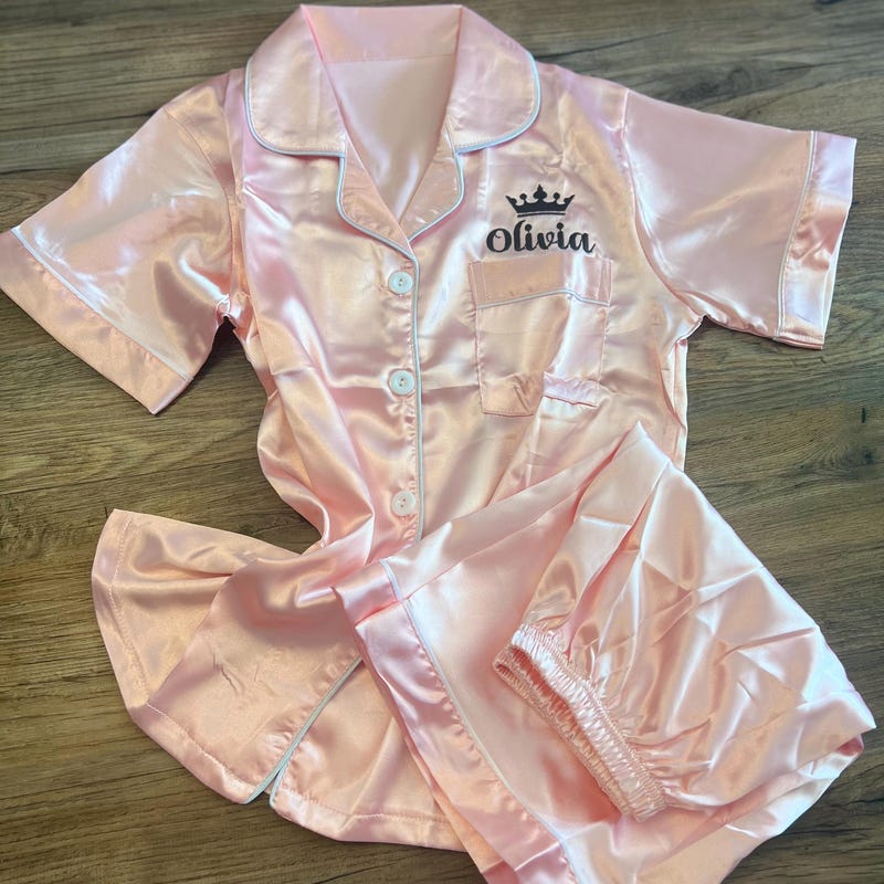 Mommy and Me Silk Pajama - Etsy