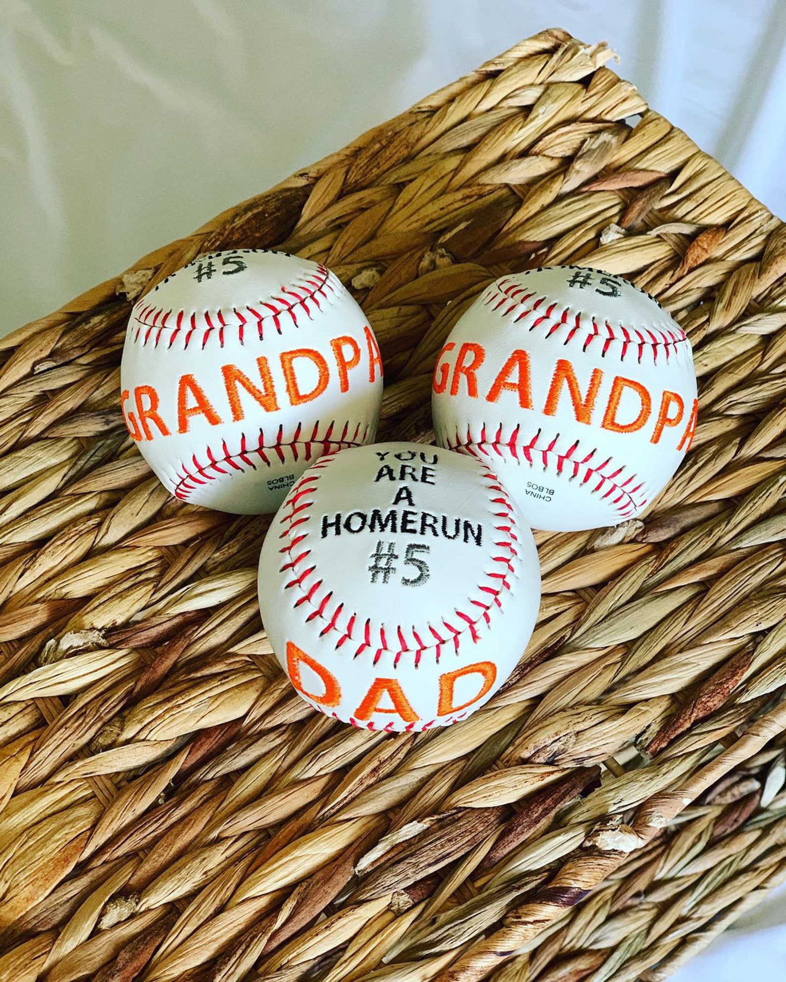 Personalized Embroidered Baseball Baseball Gift Custom - Etsy