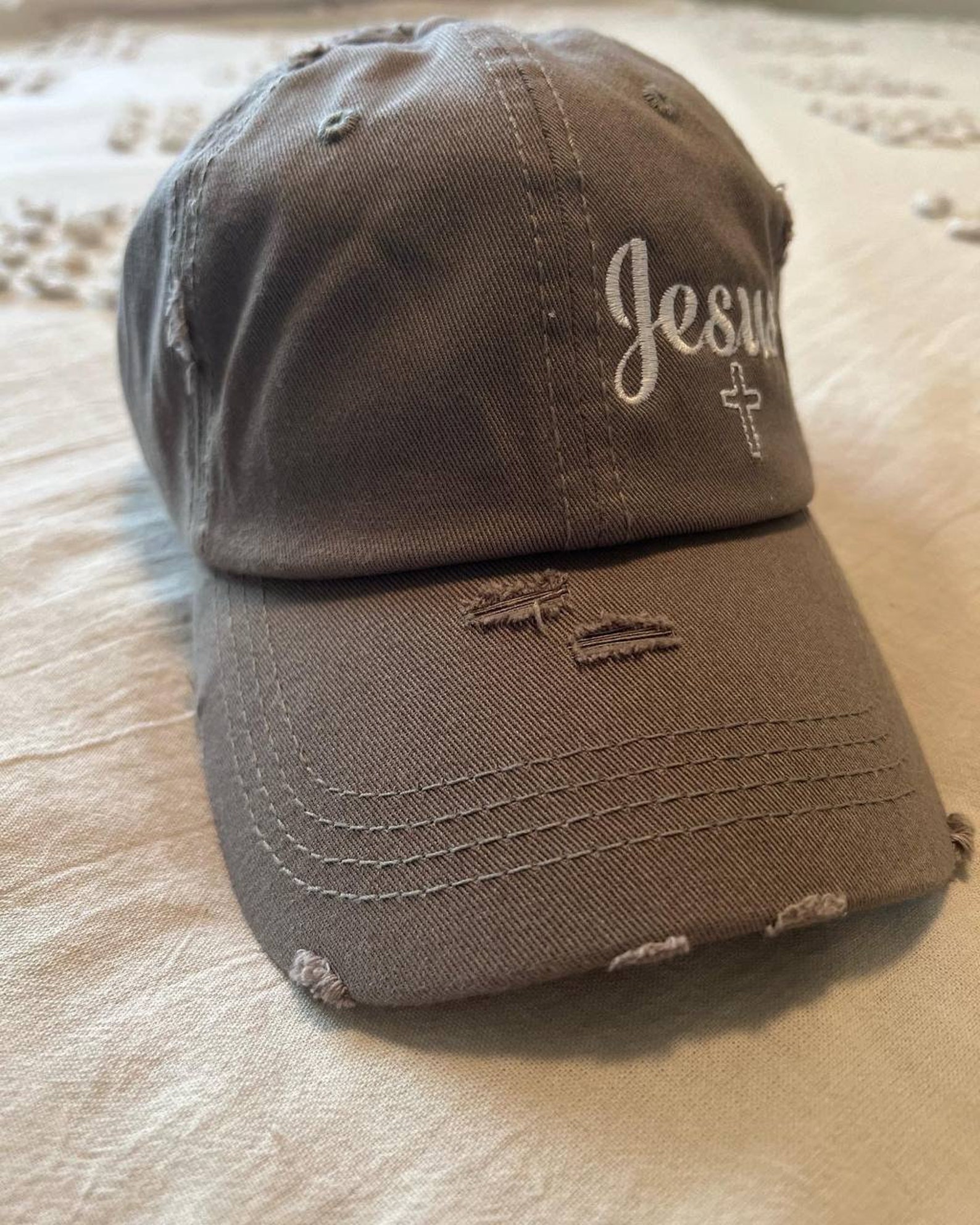 Women's Ponytail Jesus Hat, Jesus Clothing, Christian Clothing, Jesus ...