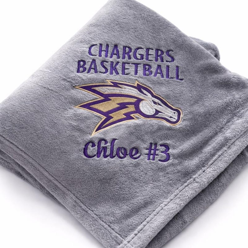 Custom Logo Soft Blanket - Etsy