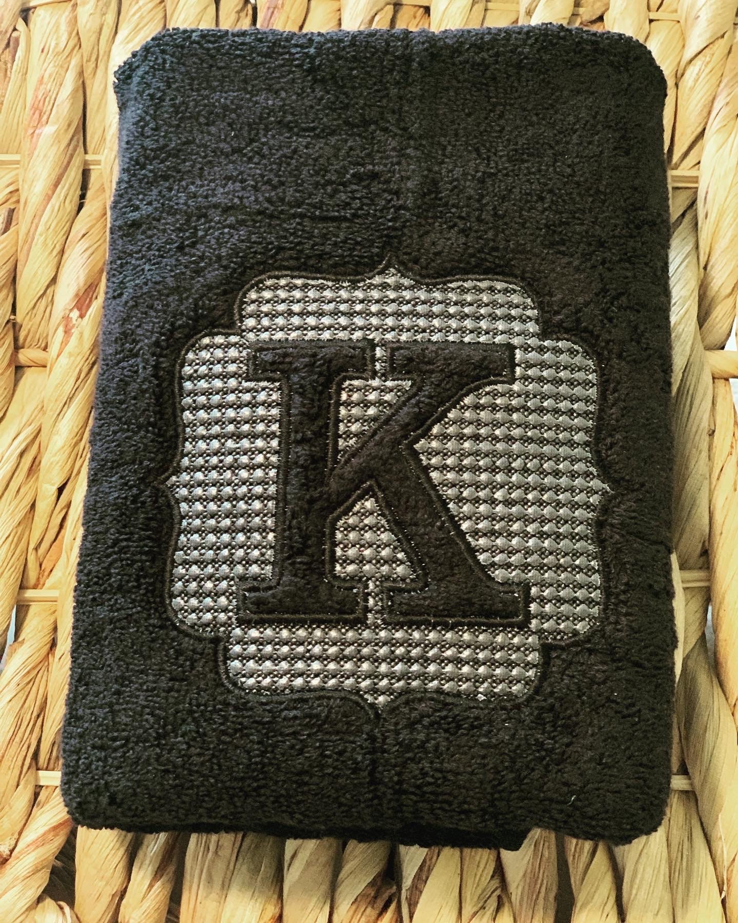 Personalized Embossed Bathroom Towel, Embossed Handtowel, Custom ...