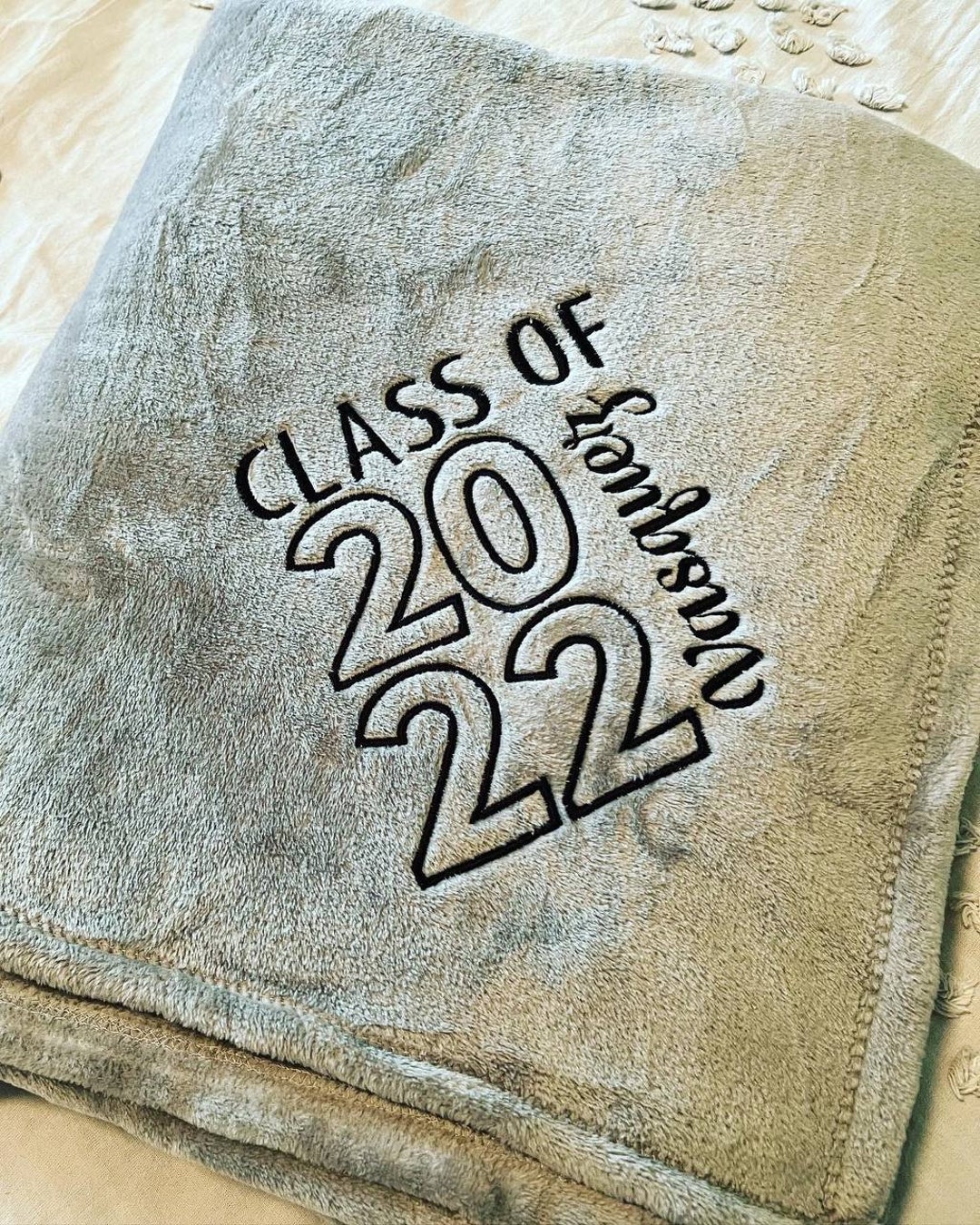 Personalized Graduation Blanket, Graduation Gifts, Embroidered ...