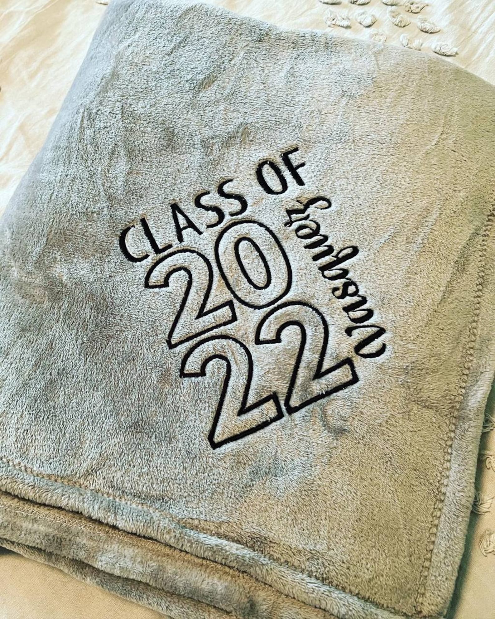 Personalized Graduation Blanket, Graduation Gifts, Embroidered ...