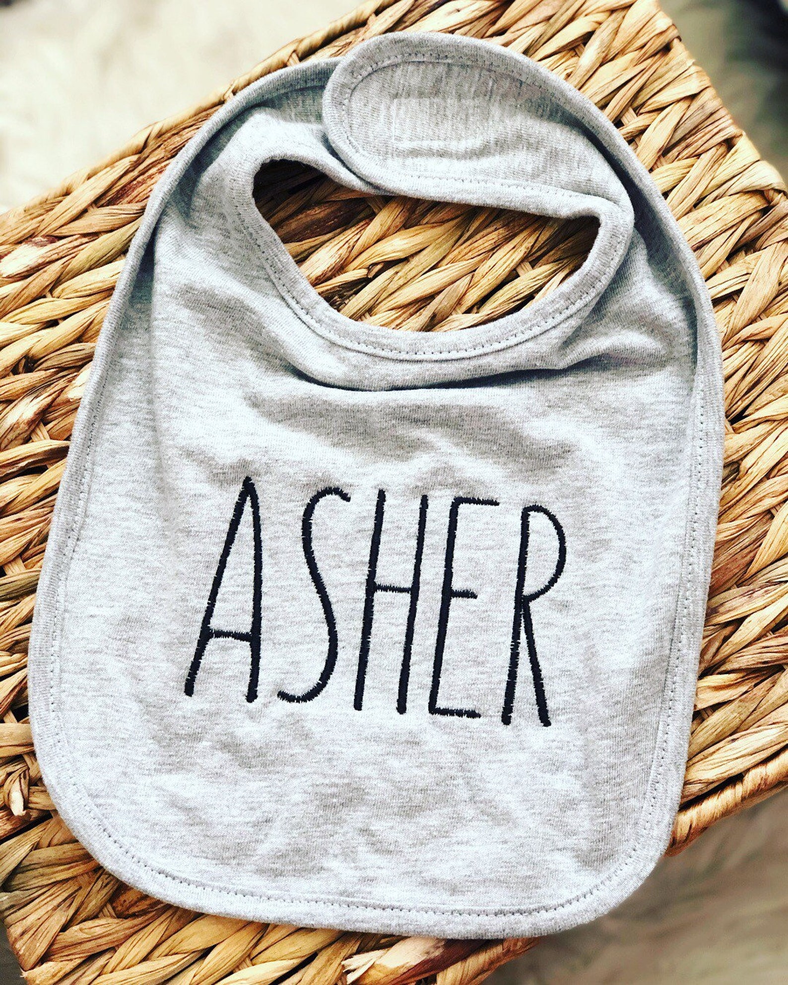 Personalized Name Baby Bib Personalized Embroidered Baby Bib - Etsy