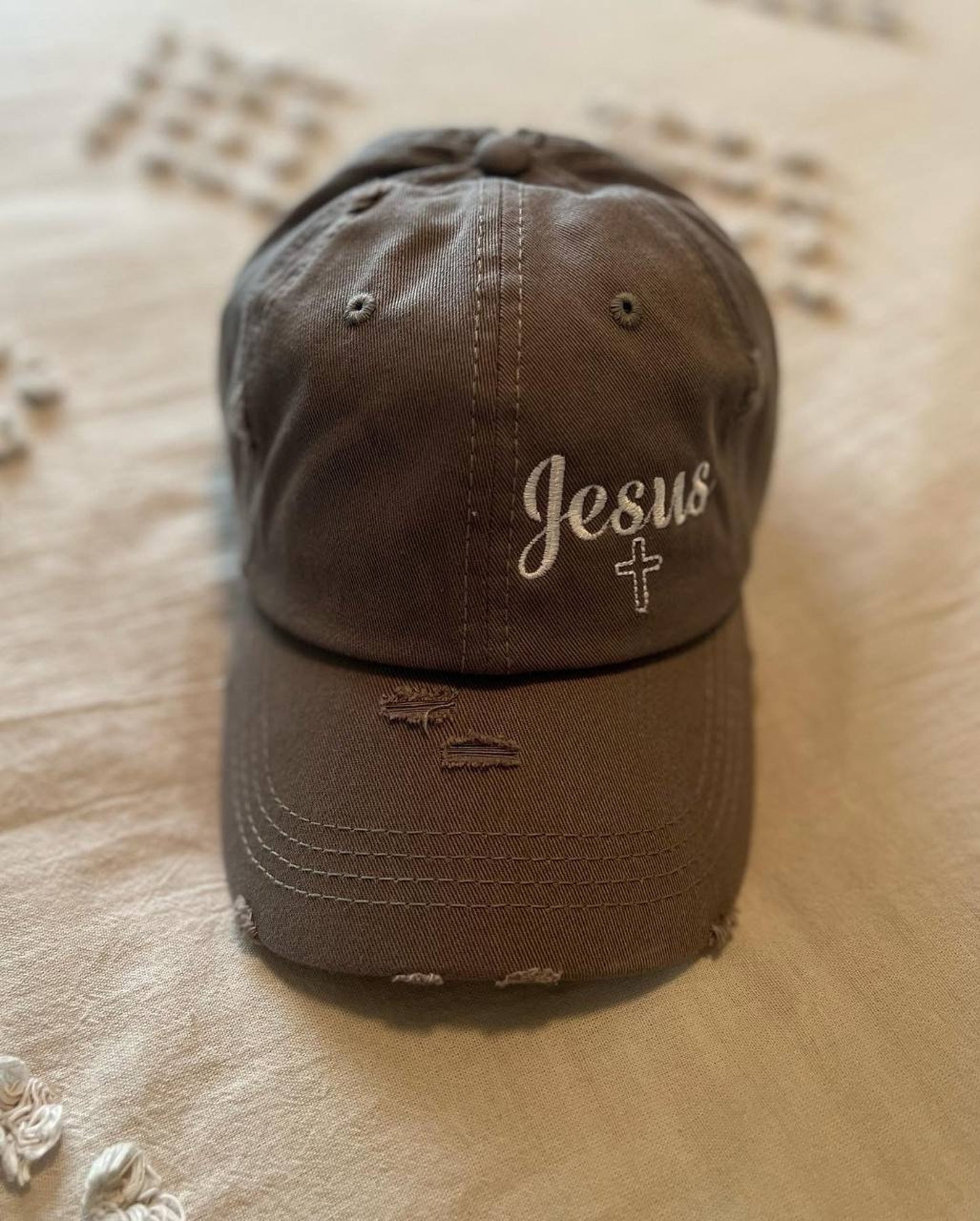 Women's Ponytail Jesus Hat, Jesus Clothing, Christian Clothing, Jesus ...