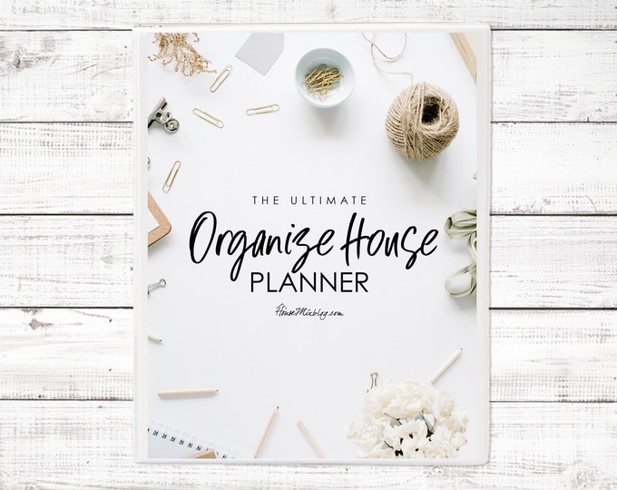 The Ultimate Organize House Planner - Etsy