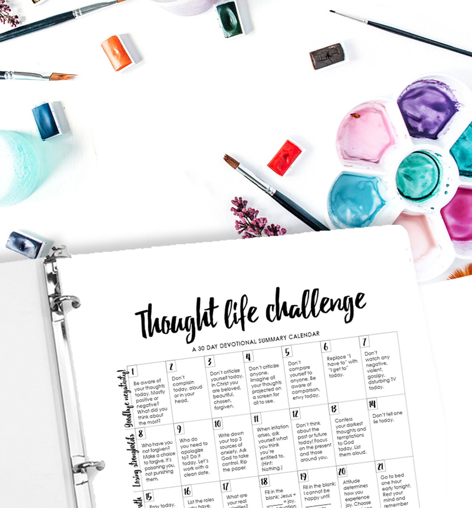 Thought Life 30-Day Challenge Devotional and Workbook: Bible | Etsy