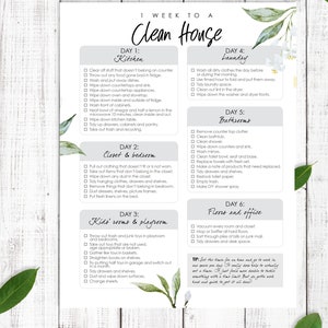 The Ultimate Clean House Planner - Etsy