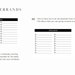 Weekly Planner Printable Month at a Glance to Do Errands List Time ...